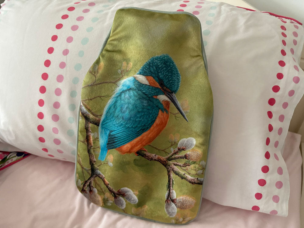Kingfisher Hot Water Bottle Robert E Fuller
