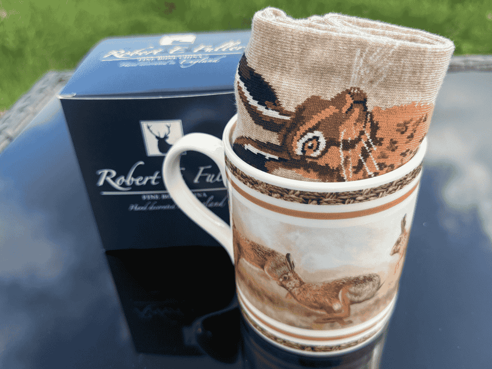 Hare | Mug & sock set – Robert E Fuller