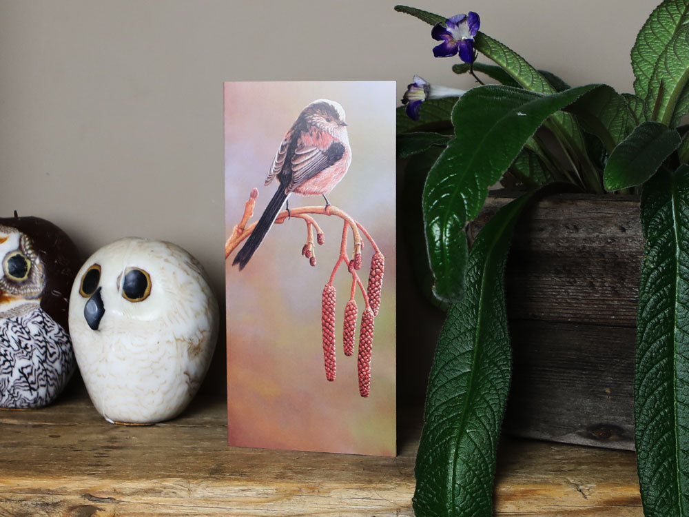 Luxury-Blank-Greetings-Cards-Pack-of-5 Long Tailed Tits By-Robert-E-Fuller – Robert E Fuller