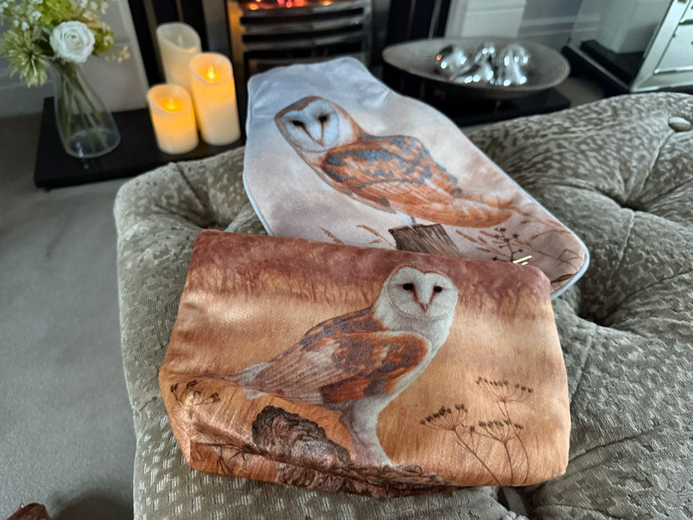 Barn Owl | Hot Water Bottle & Cosmetic Bag – Robert E Fuller