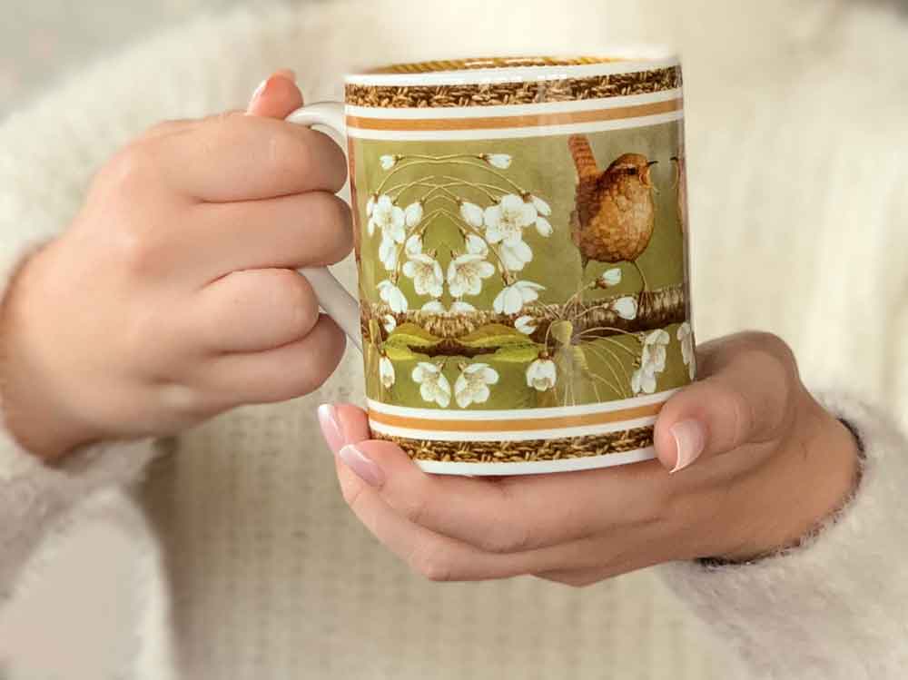 Wren Mug - Fine Bone China – Robert E Fuller