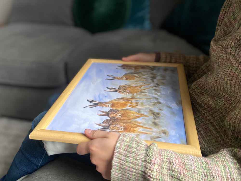Hare Today… Lap Tray With Cushion - Gift – Robert E Fuller