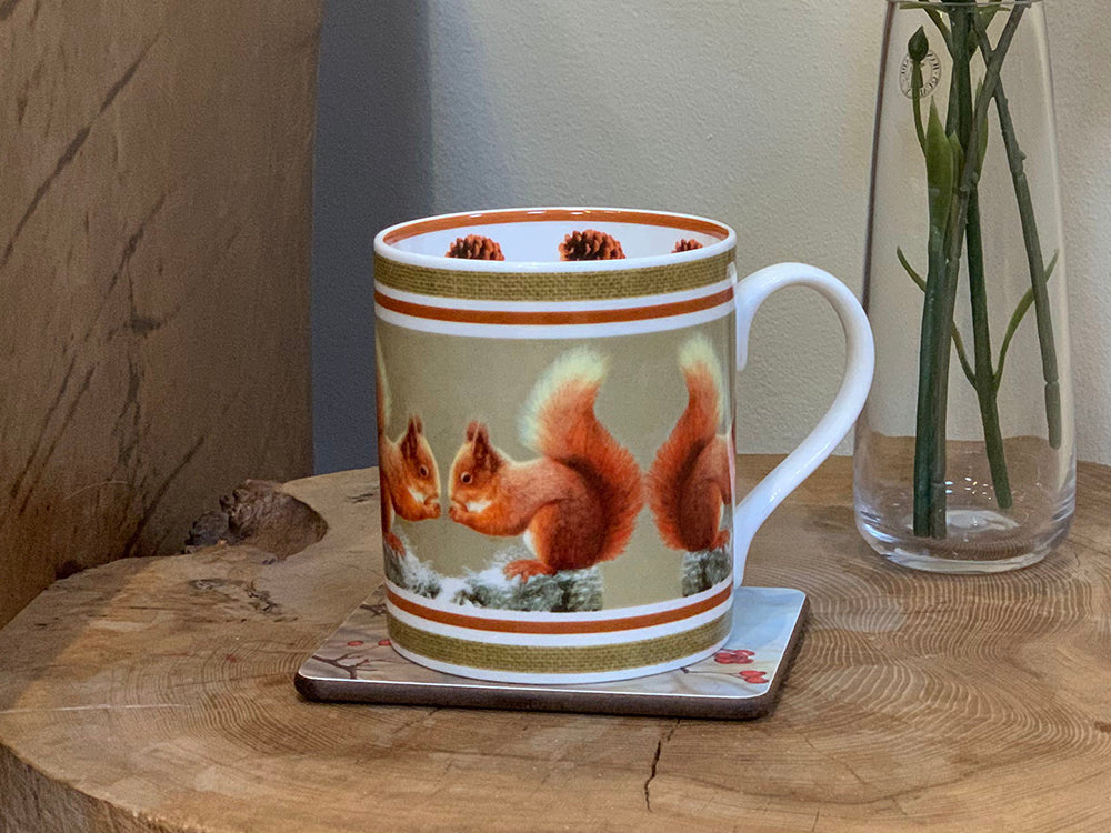 Squirrels Mug - Fine Bone China Mugs – Robert E Fuller